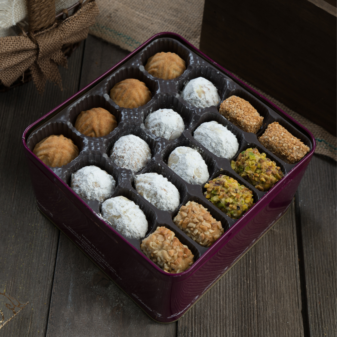 Mamoul Mini Mixed Tin – Shatila Bakery